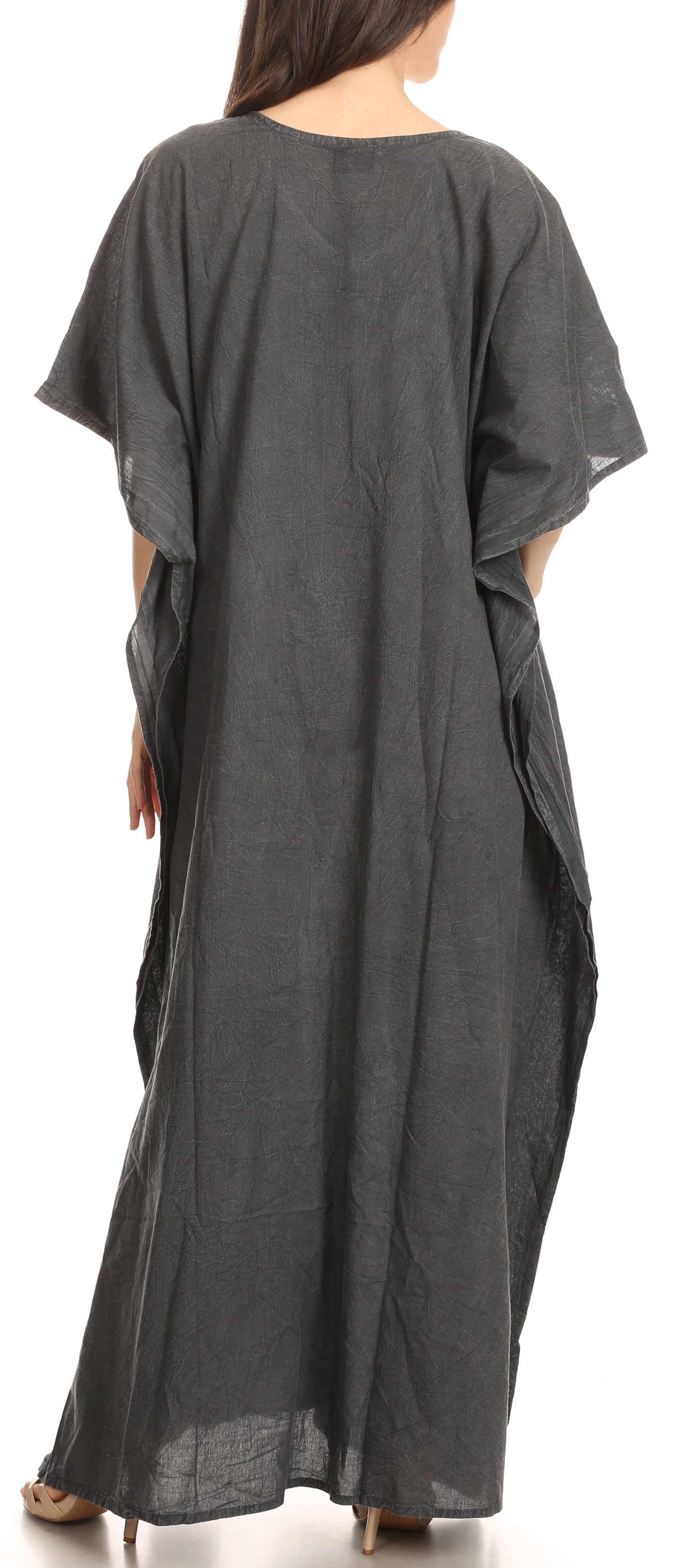 Sakkas Favi Womens Casual Long Maxi Dress Caftan Cover Up Loungewear i