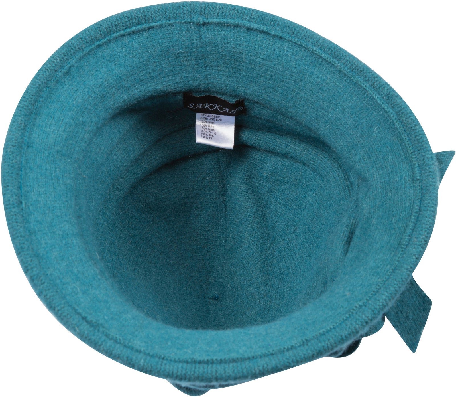 Sakkas Loren Bow Wool Hat