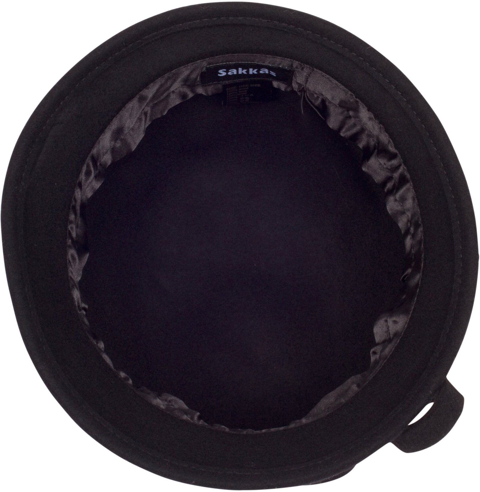 Womens Bernadette Vintage Style 100% Wool Cloche Bucket Winter Hat wit