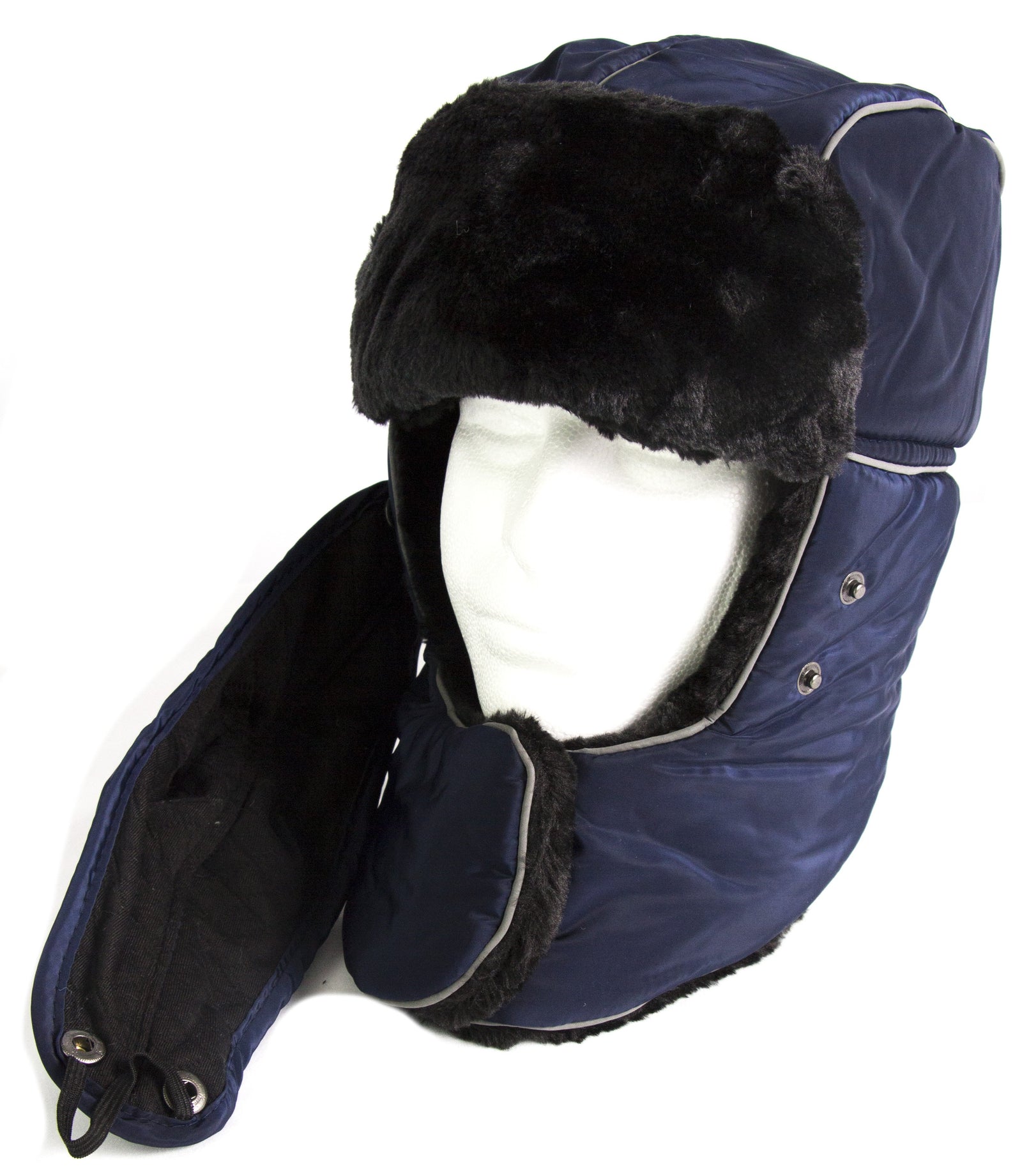 Sakkas Alex Unisex Ushanka Faux Fur Windproof Trapper Aviator Hat Remo